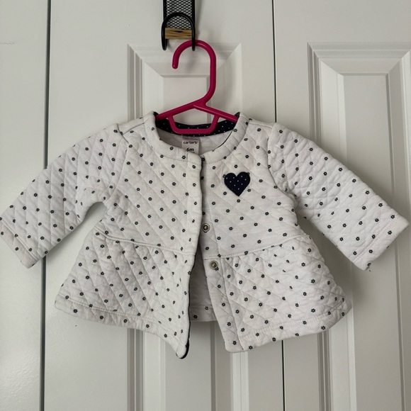 Carter's | Jackets & Coats | Baby Girl Stitch Cotton Jacket | Poshmark